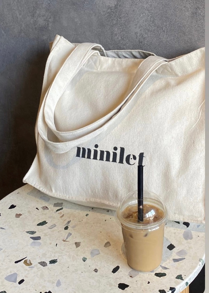 Off White | Canvas Shopping Tote