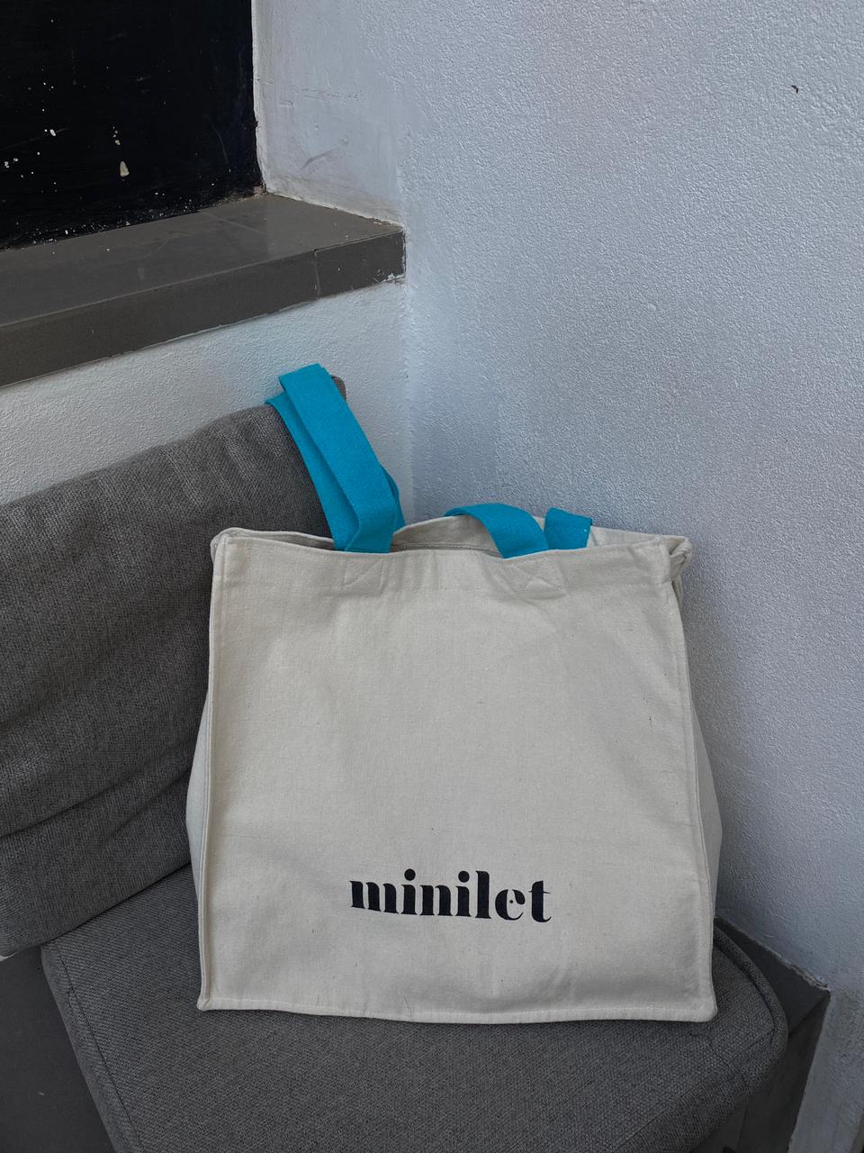 Blue x Off White | Canvas Shopping Tote